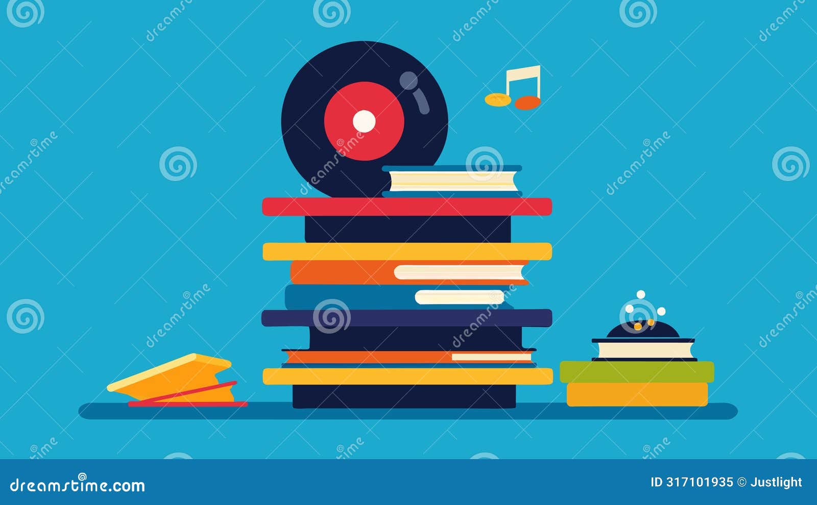 A Stopmotion Animation of a Stack of Records Being Flipped through Each ...