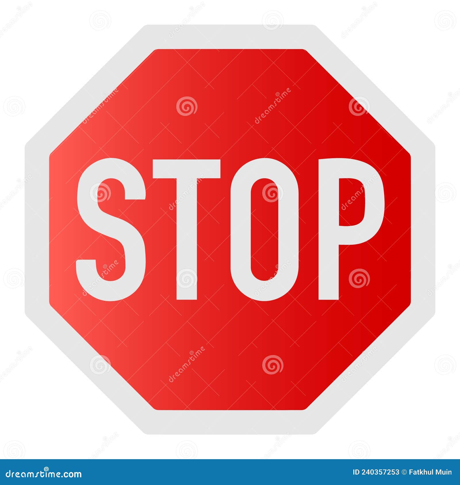 Stopp. Verkehrszeichen. vektor abbildung. Illustration von symbol ...