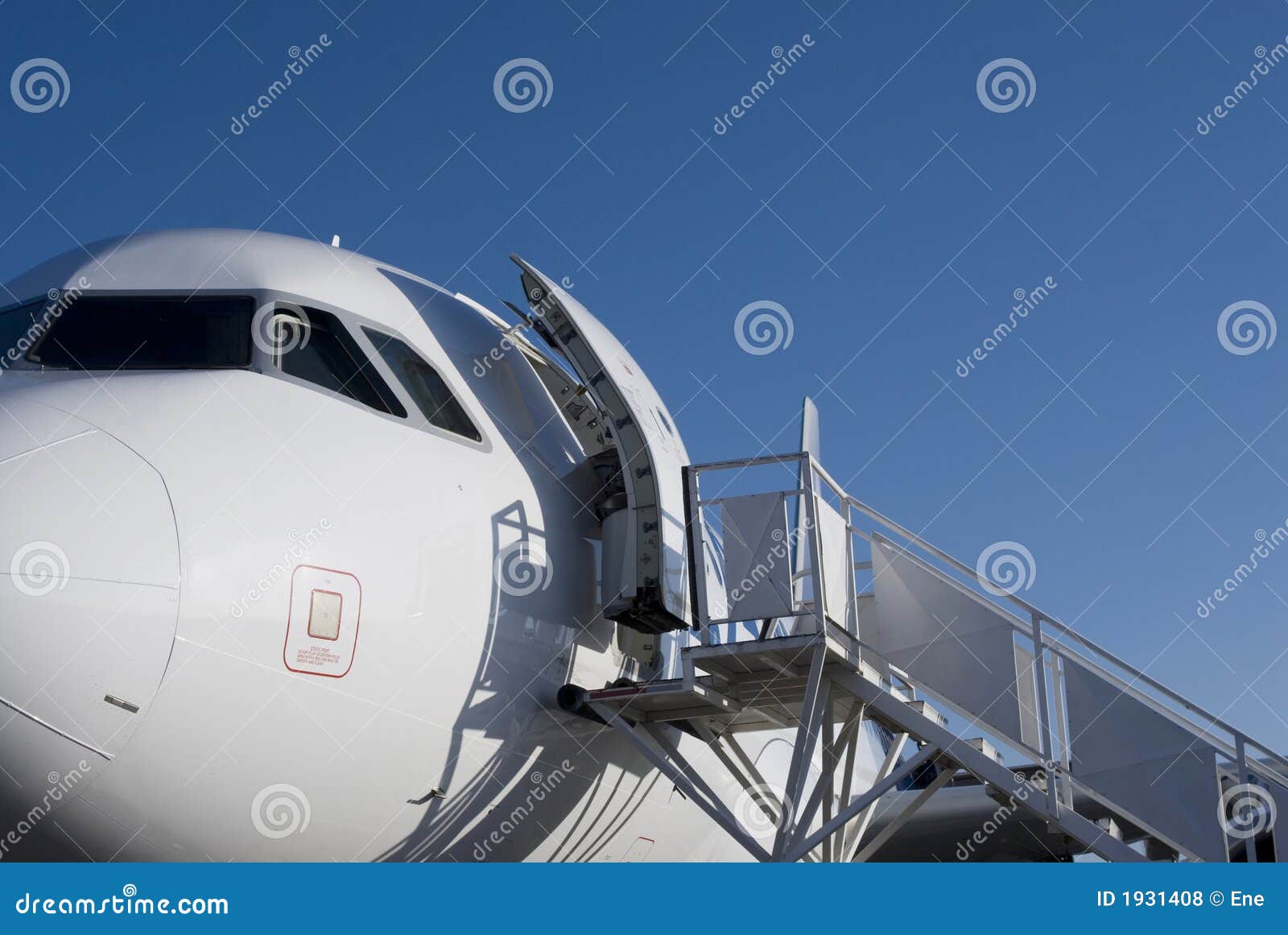 Airplane Stopped At Airport Gate Royalty-Free Stock Photography ...