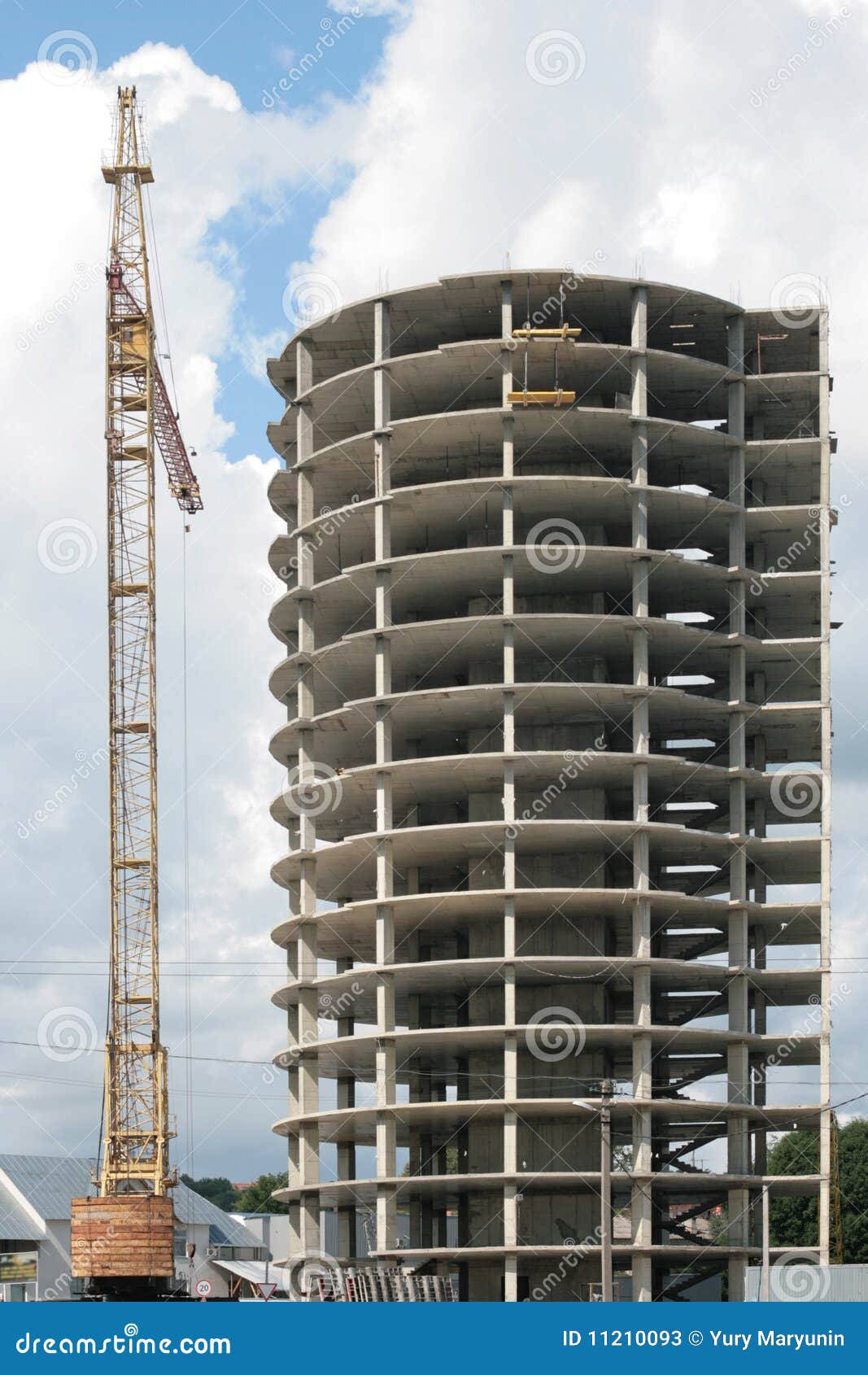 Stopped construction stock image. Image of crisis, skeleton - 11210093