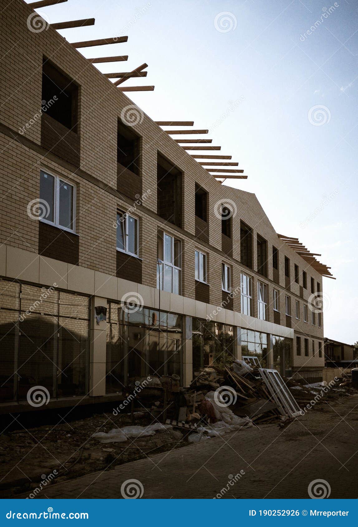 Underconstruction stock photo. Image of abandoned, stopped - 190252926