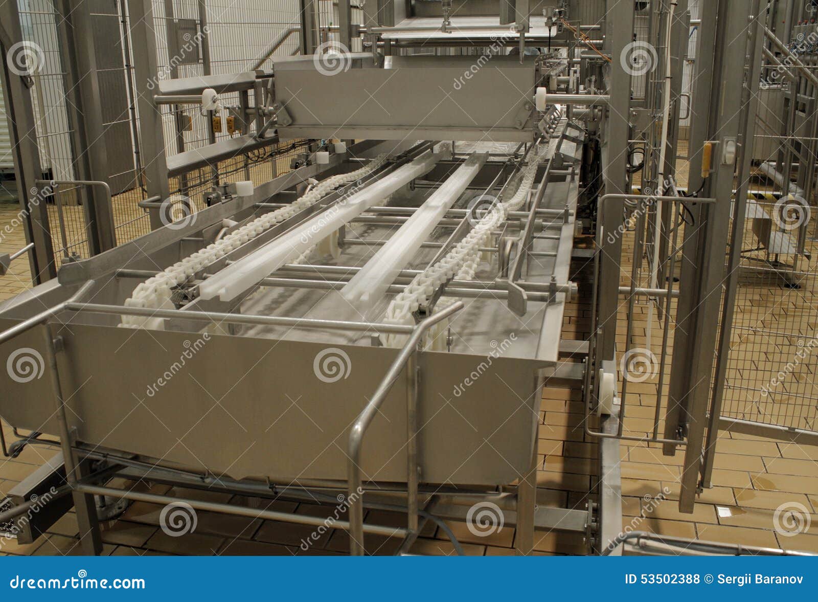 Stopped Conveyor at Production Factory Stock Photo - Image of ...