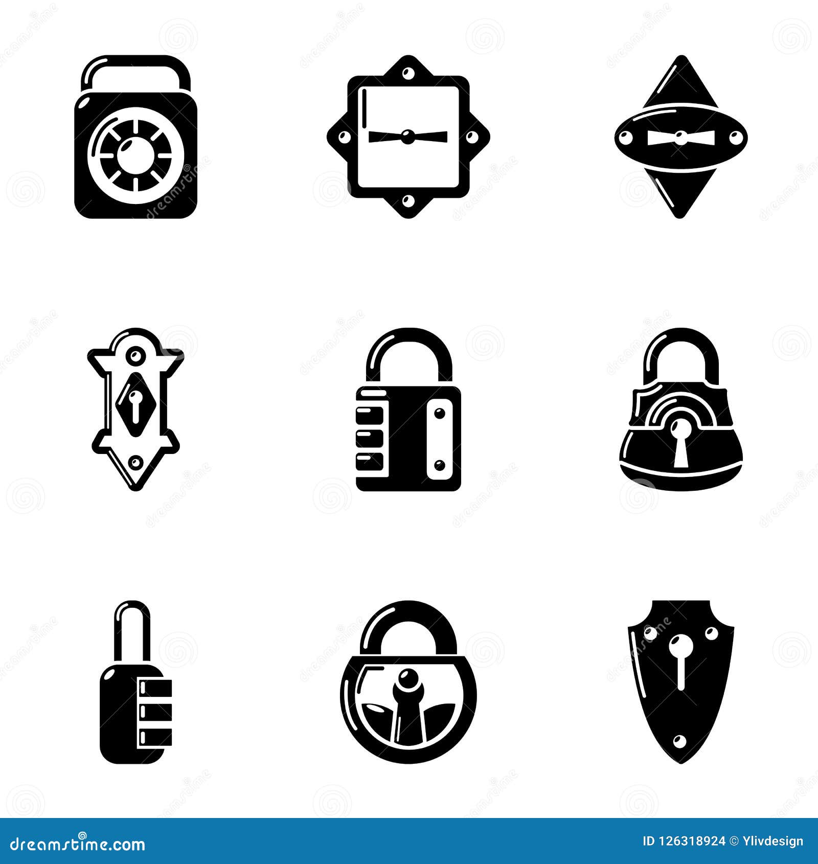 Stopper Icons Set, Simple Style Stock Vector - Illustration of people ...