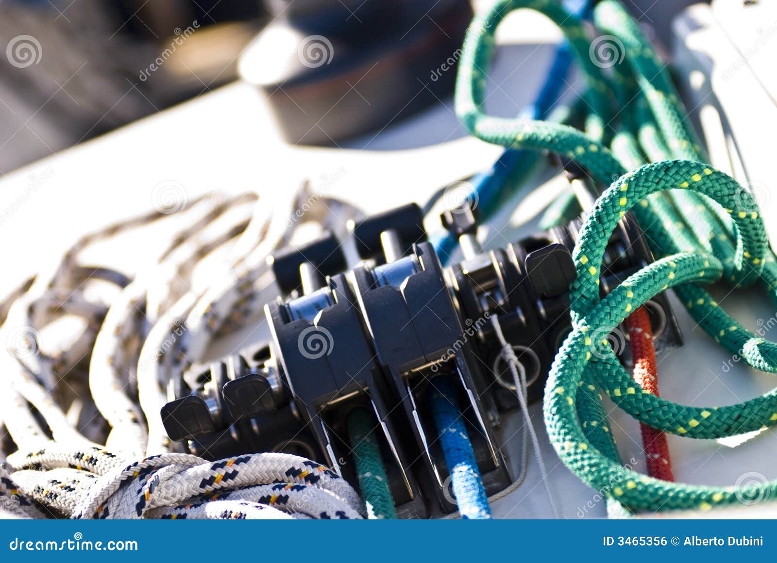 Stopper and Ropes stock photo. Image of boat, horizontal - 3465356