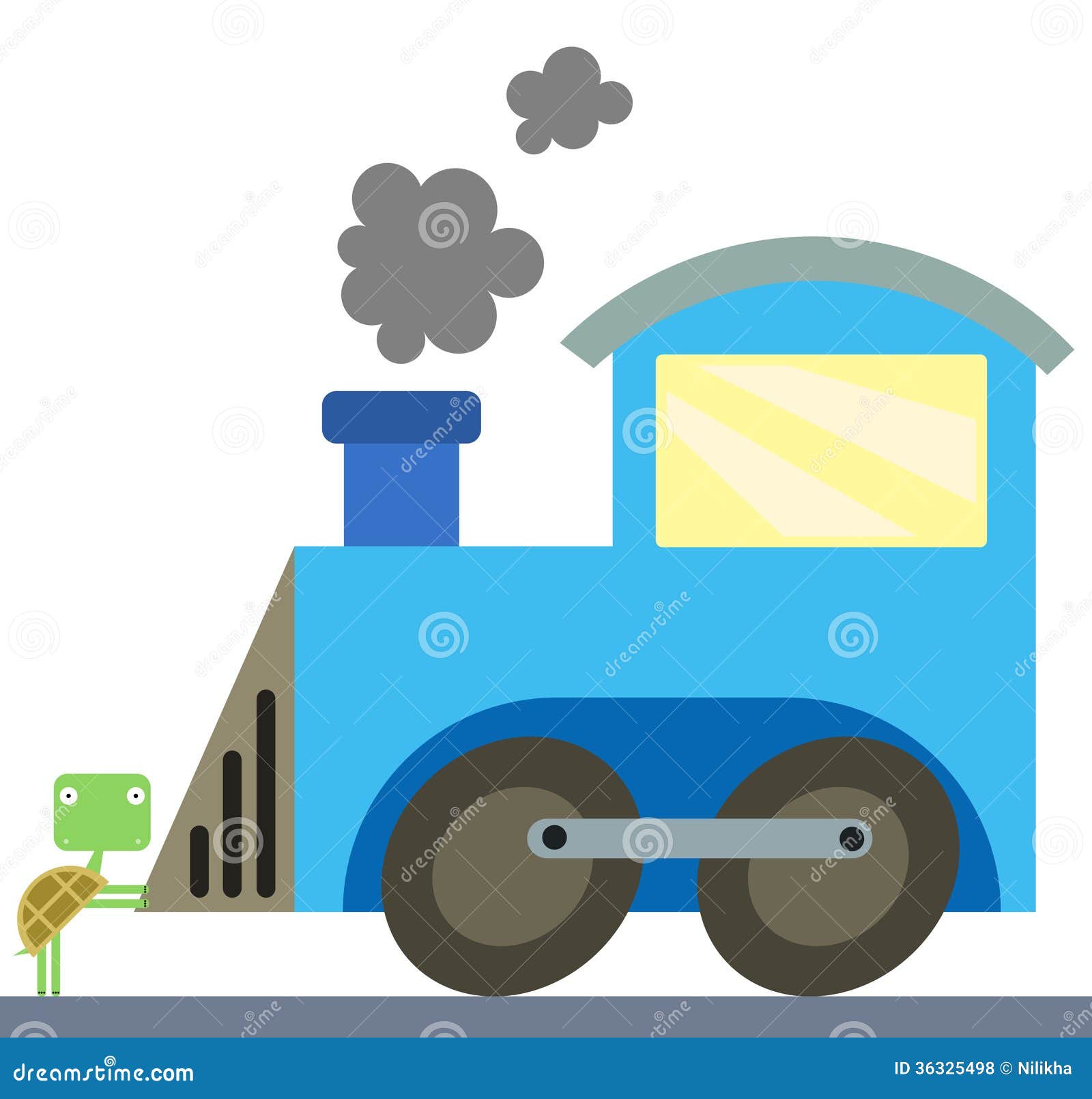 Stopping a train stock illustration. Illustration of mammal - 36325498