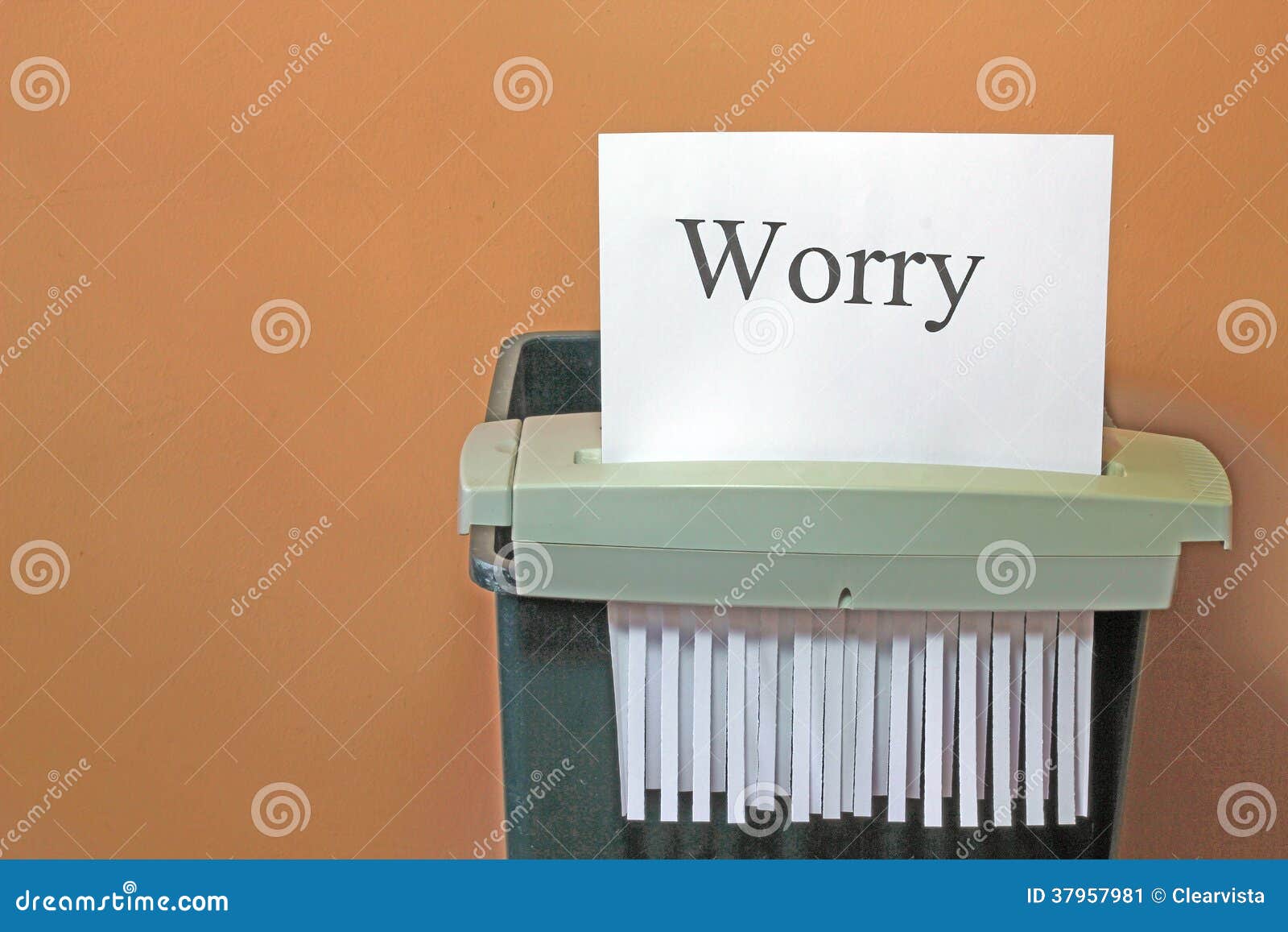 Stopping worry. stock image. Image of stop, recover, stress - 37957981