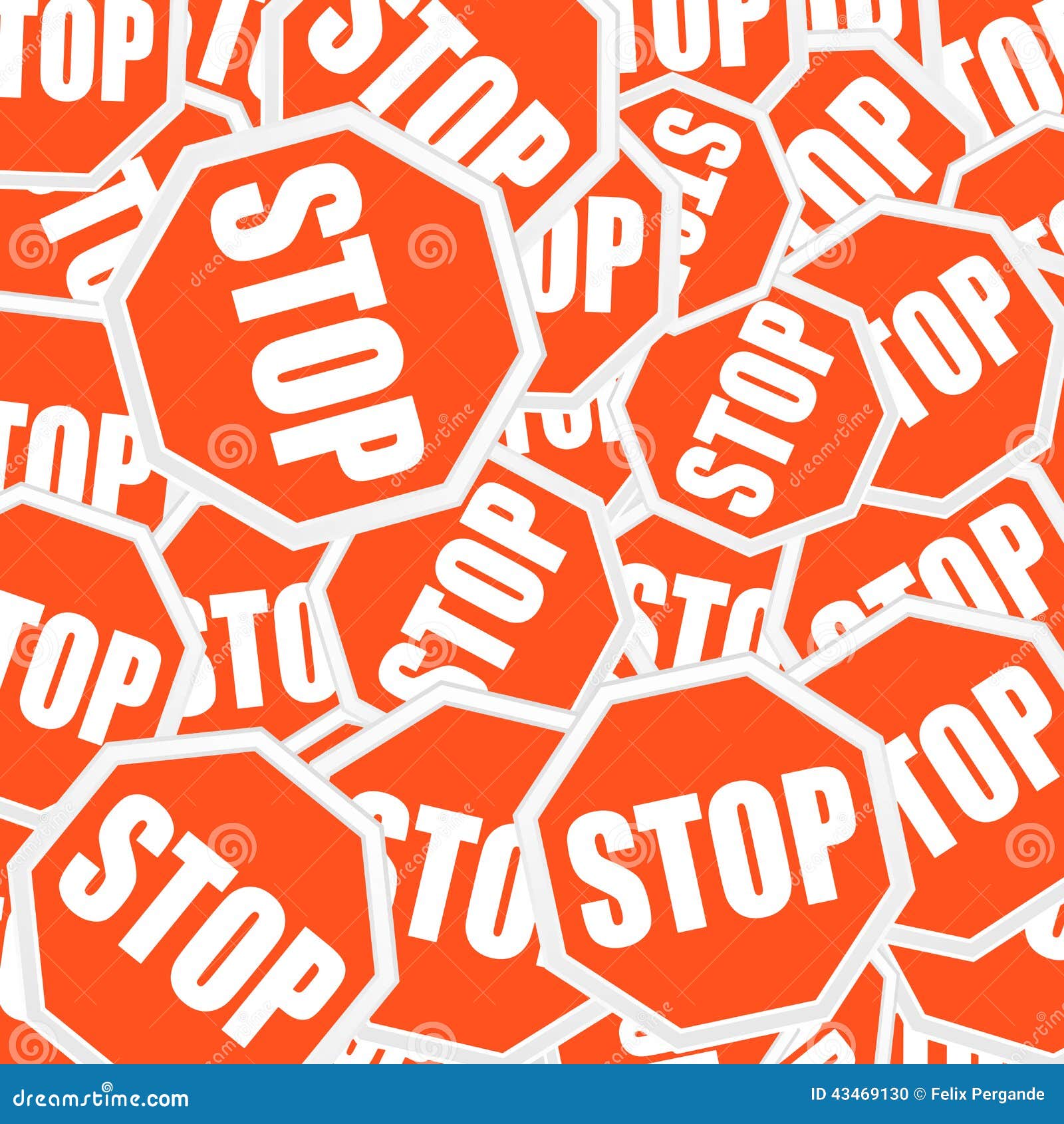 Stopsigns background stock illustration. Illustration of message - 43469130