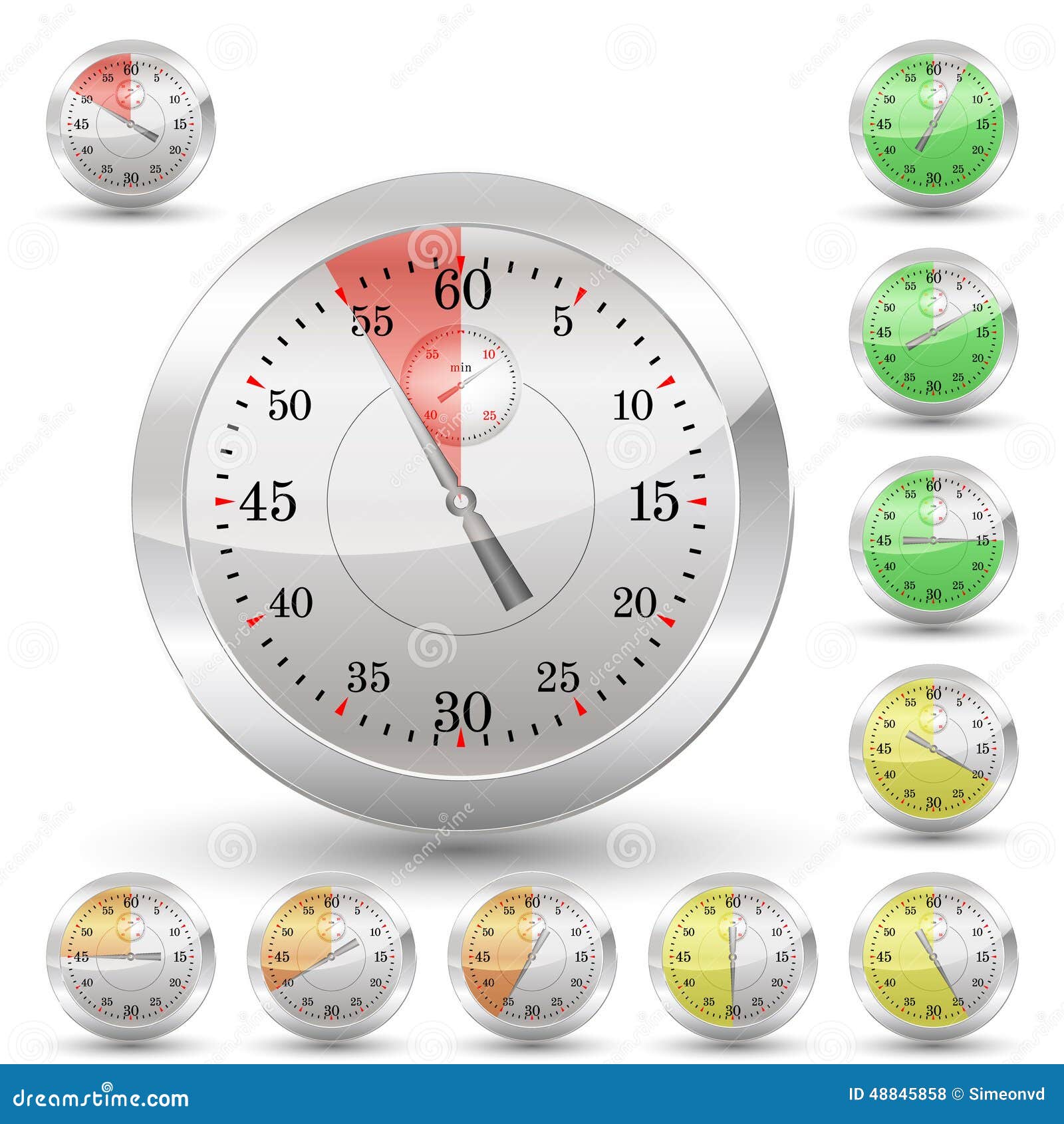 Stopwatch stock illustration. Illustration of instrument - 48845858