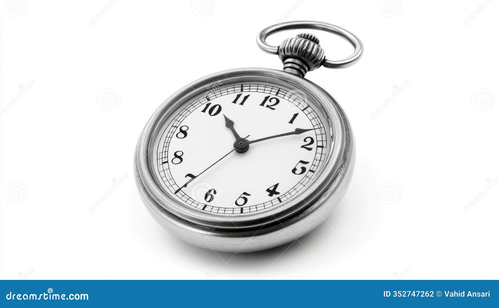 Stopwatch Front View on White Background Stock Illustration ...