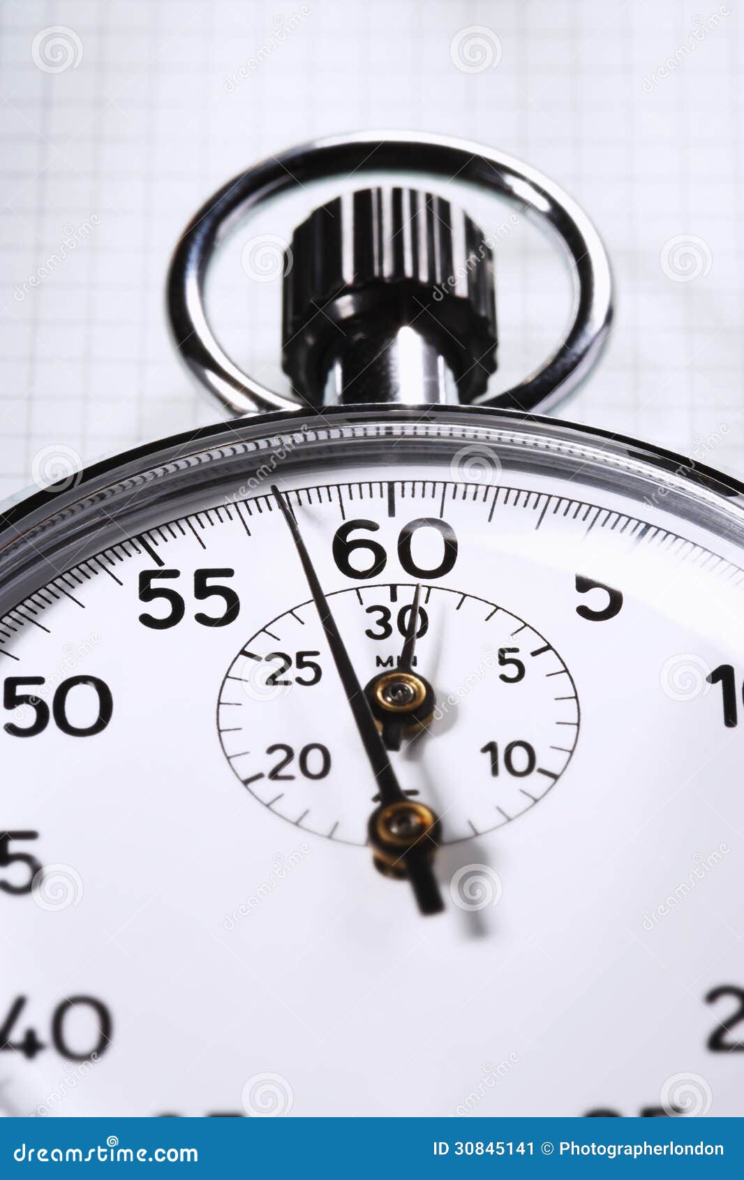 Stopwatch on Graph Paper Cropped Stock Image - Image of time, accuracy ...