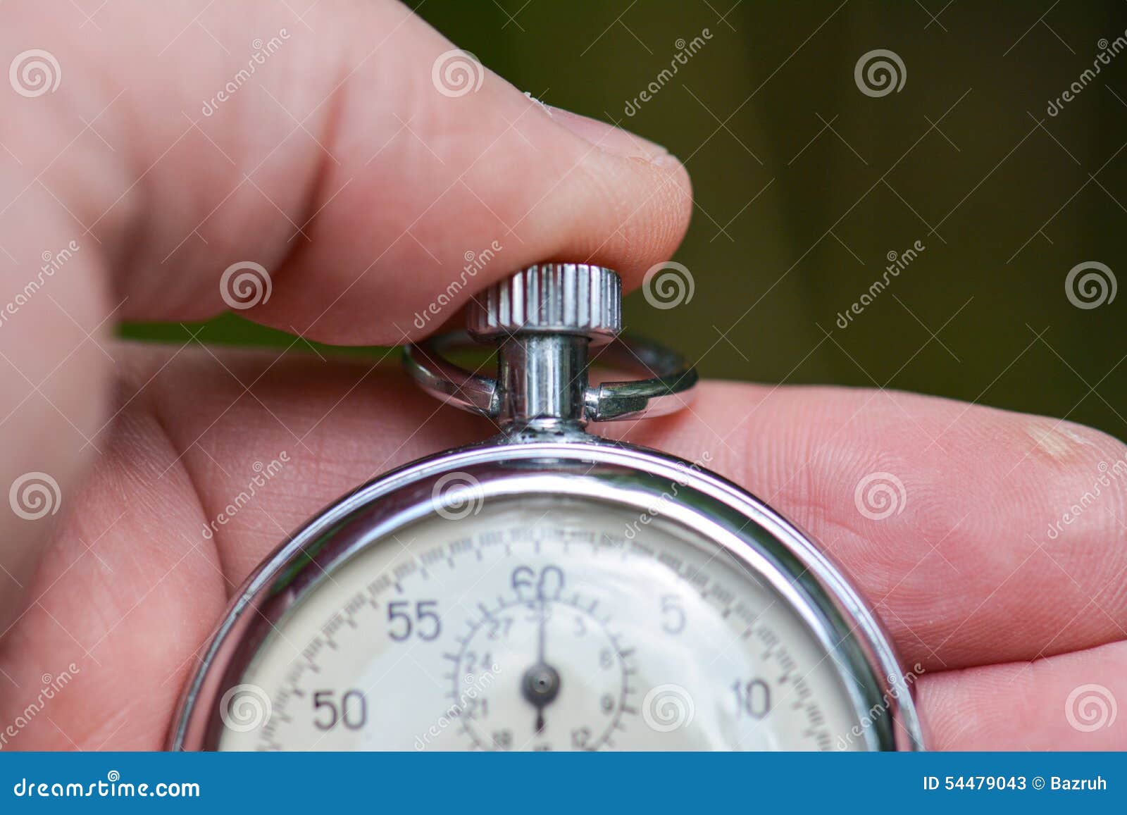 Stopwatch in hand stock image. Image of holding, athletics - 54479043