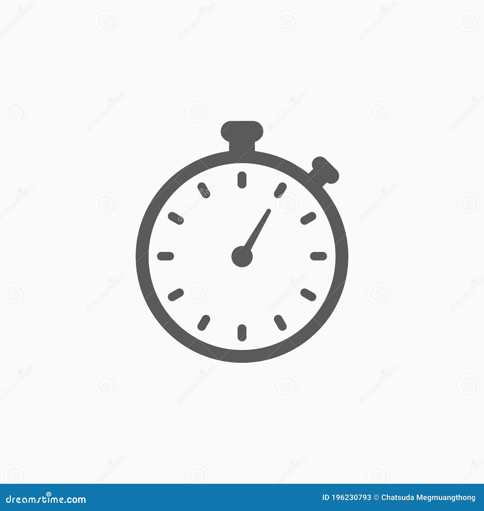 Stopwatch Icon, Watch, Counting, Measurement, Time Stock Vector ...