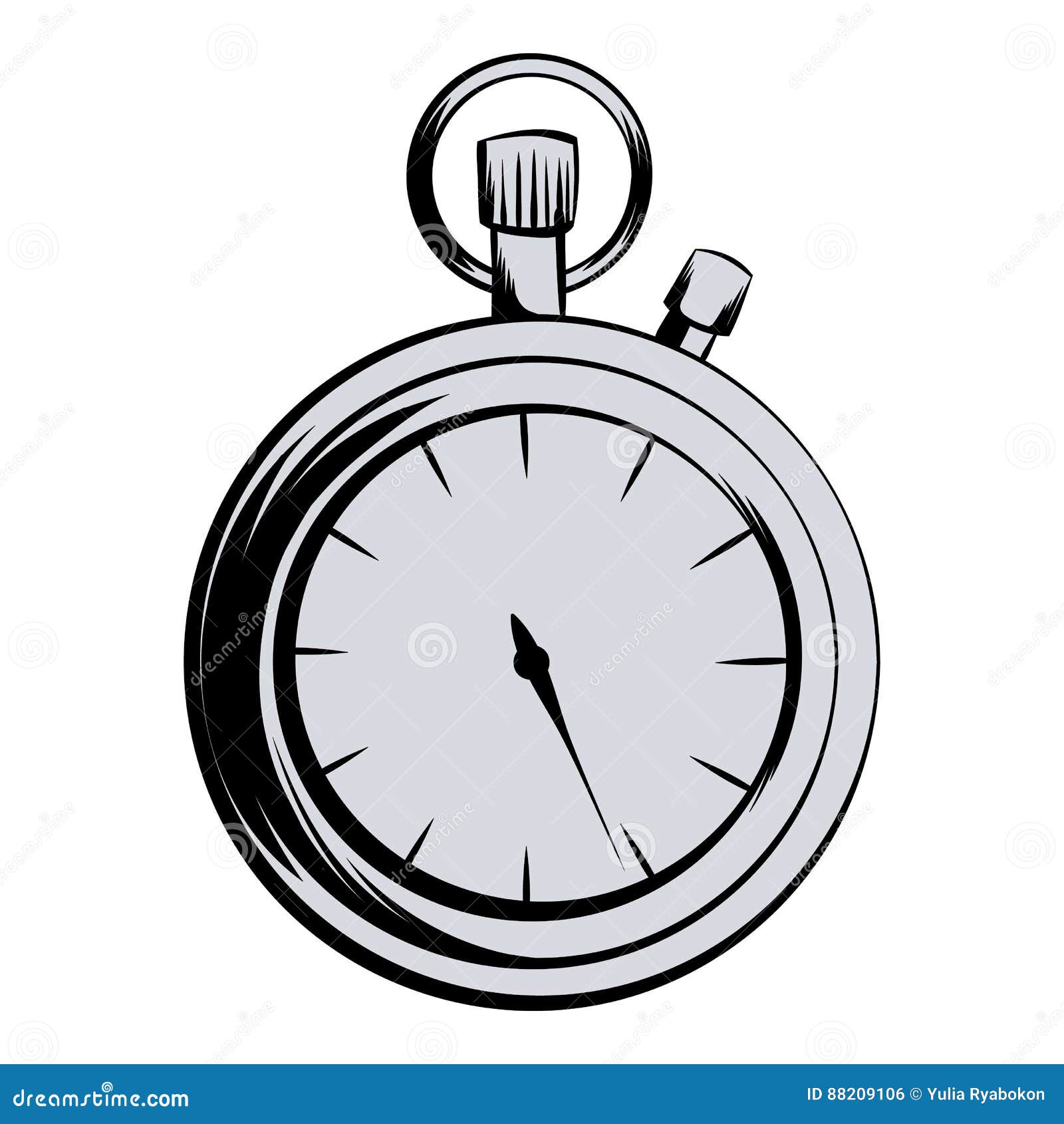 Stopwatch icon cartoon stock vector. Illustration of caricature - 88209106