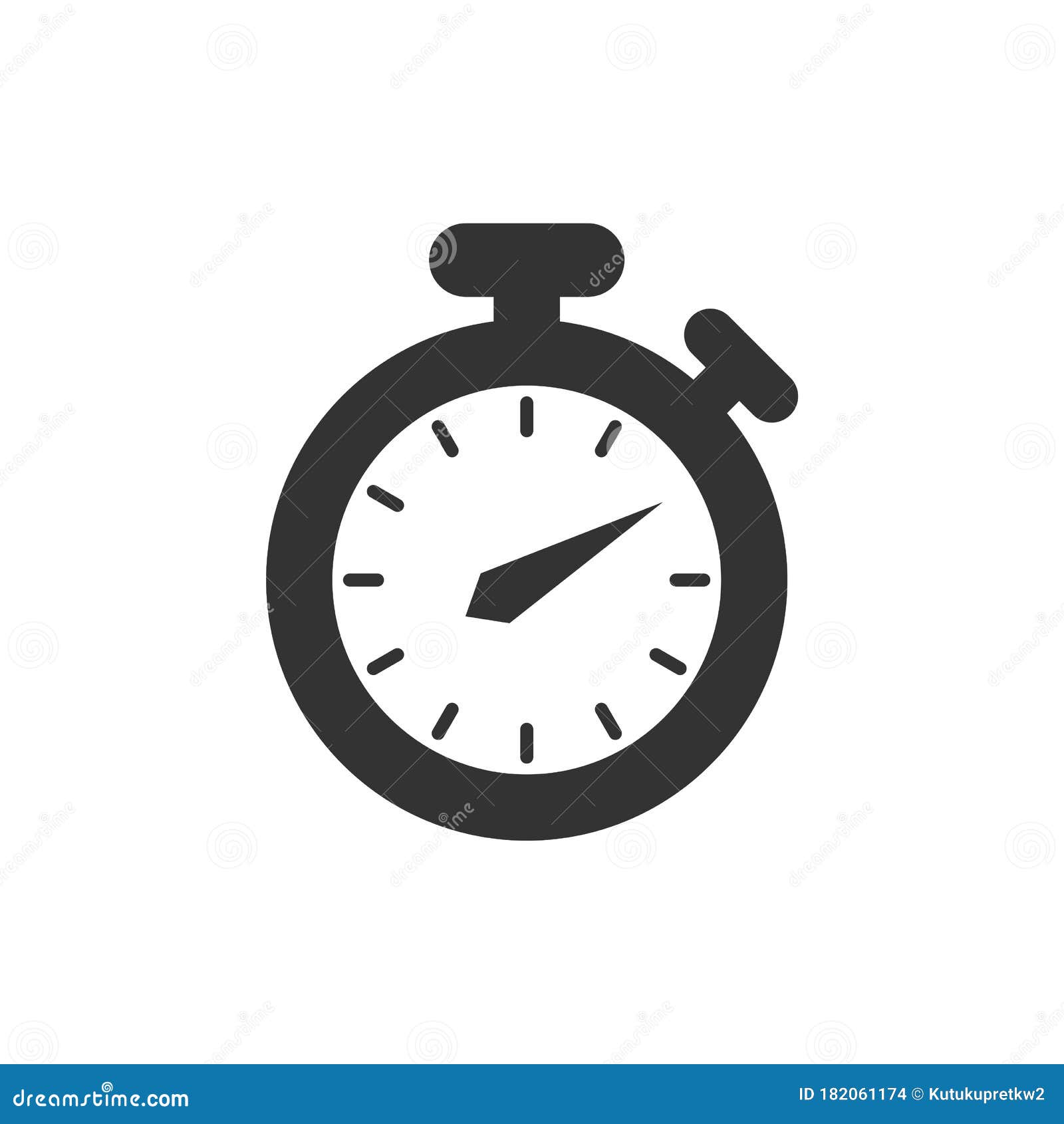 Stopwatch Icon Logo Template Illustration Design. Vector EPS 10 Stock ...