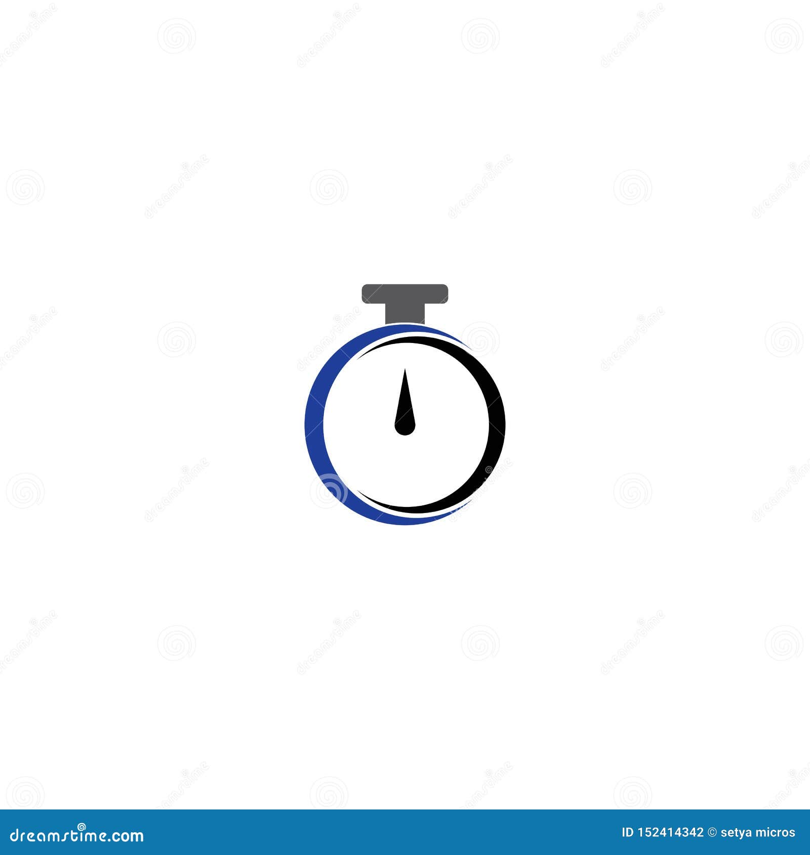 Stopwatch Logo Template Icon Stock Vector - Illustration of speed ...