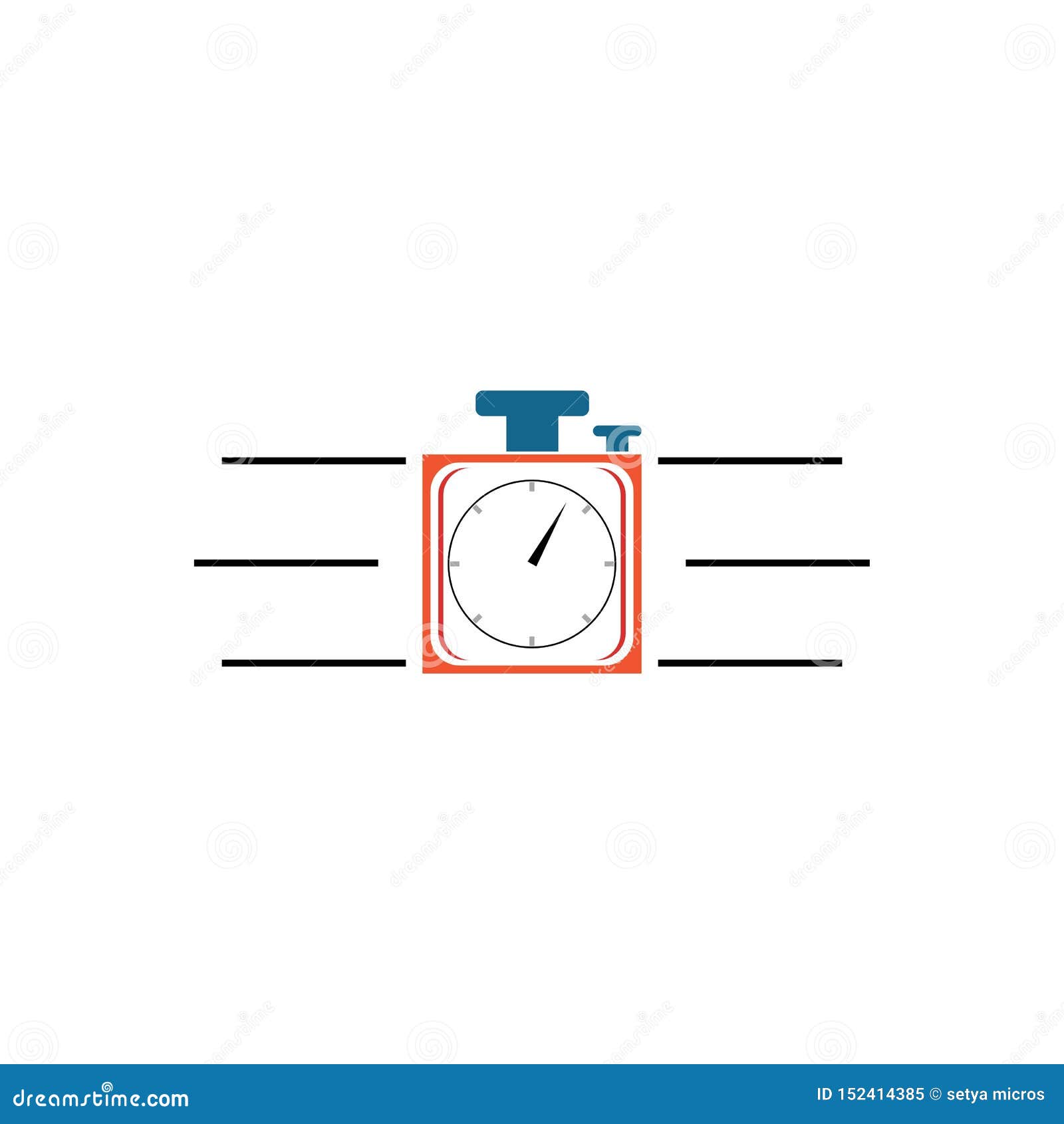 Stopwatch Logo Template Icon Stock Vector - Illustration of stopwatch ...