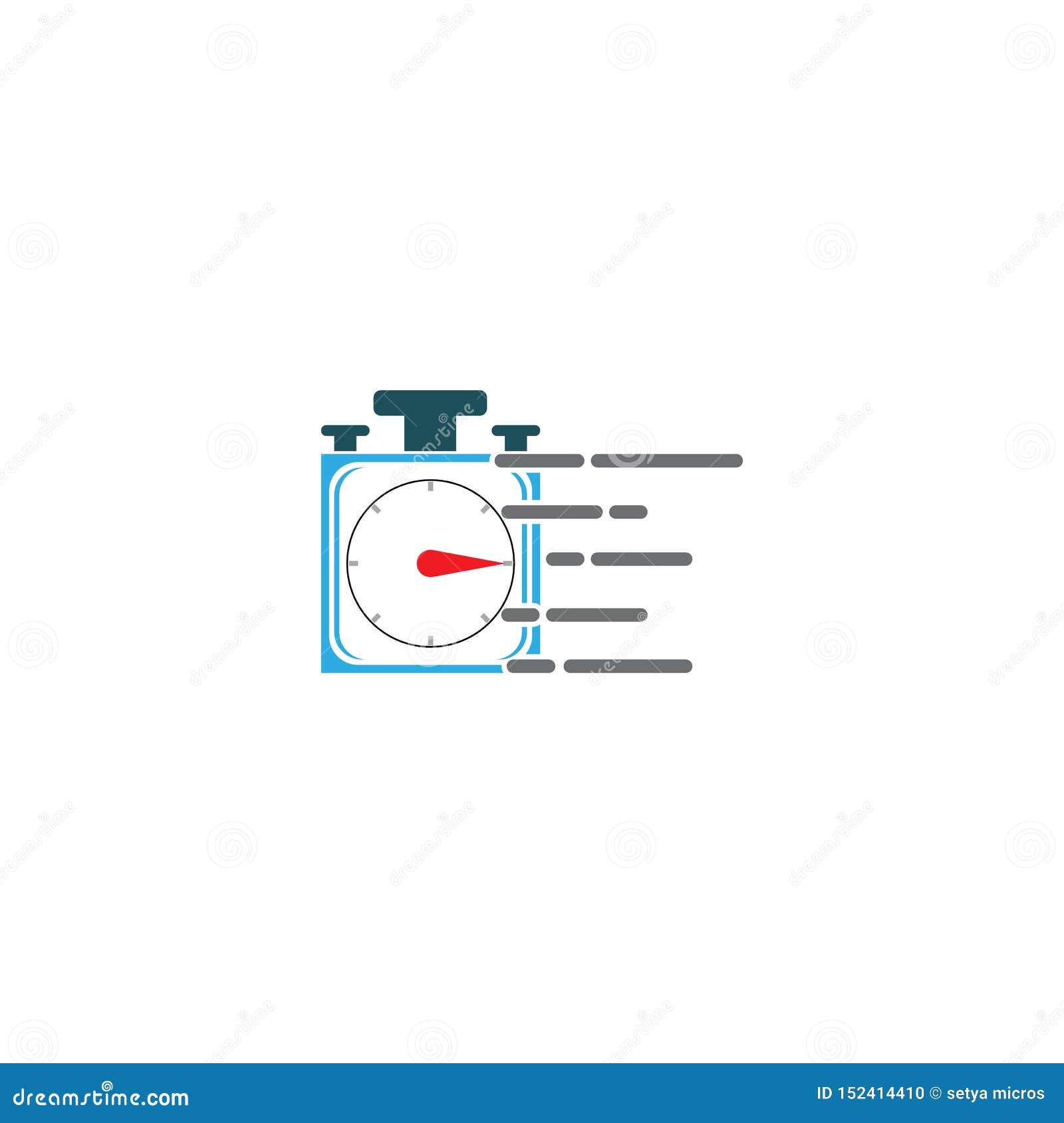 Stopwatch Logo Template Icon Stock Vector - Illustration of business ...