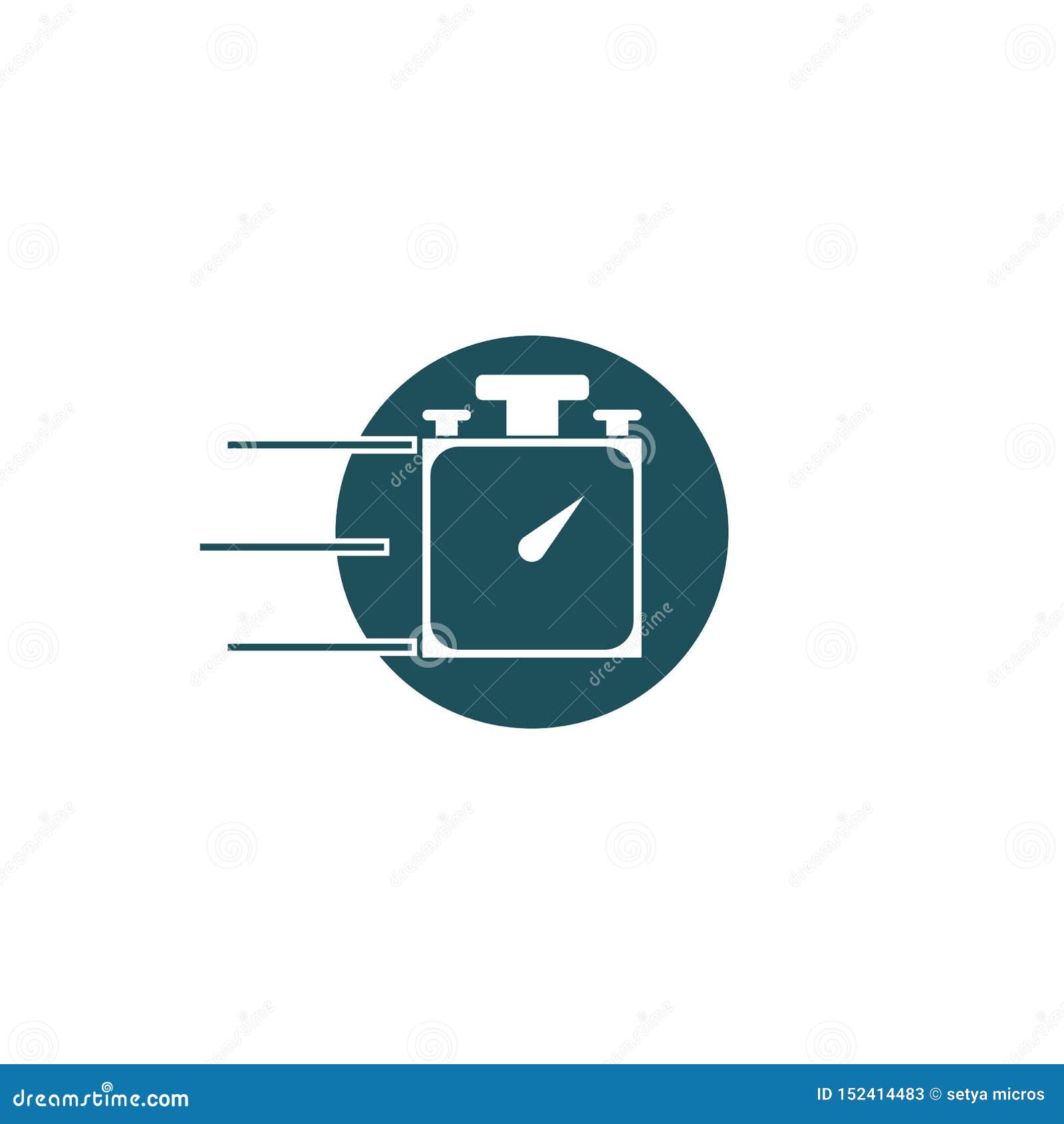 Stopwatch Logo Template Icon Stock Vector - Illustration of stopwatch ...