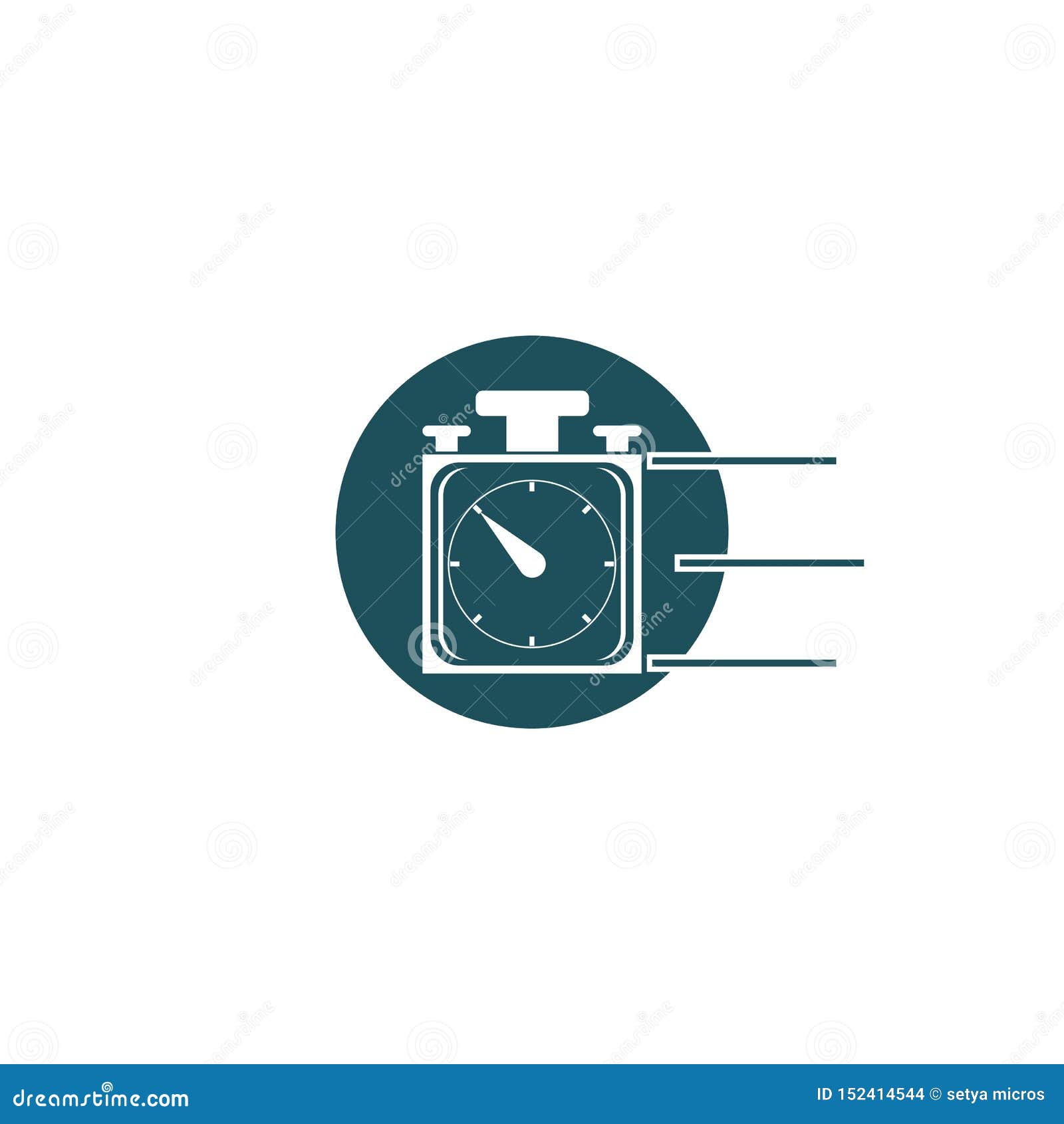 Stopwatch Logo Template Icon Stock Vector - Illustration of sign ...