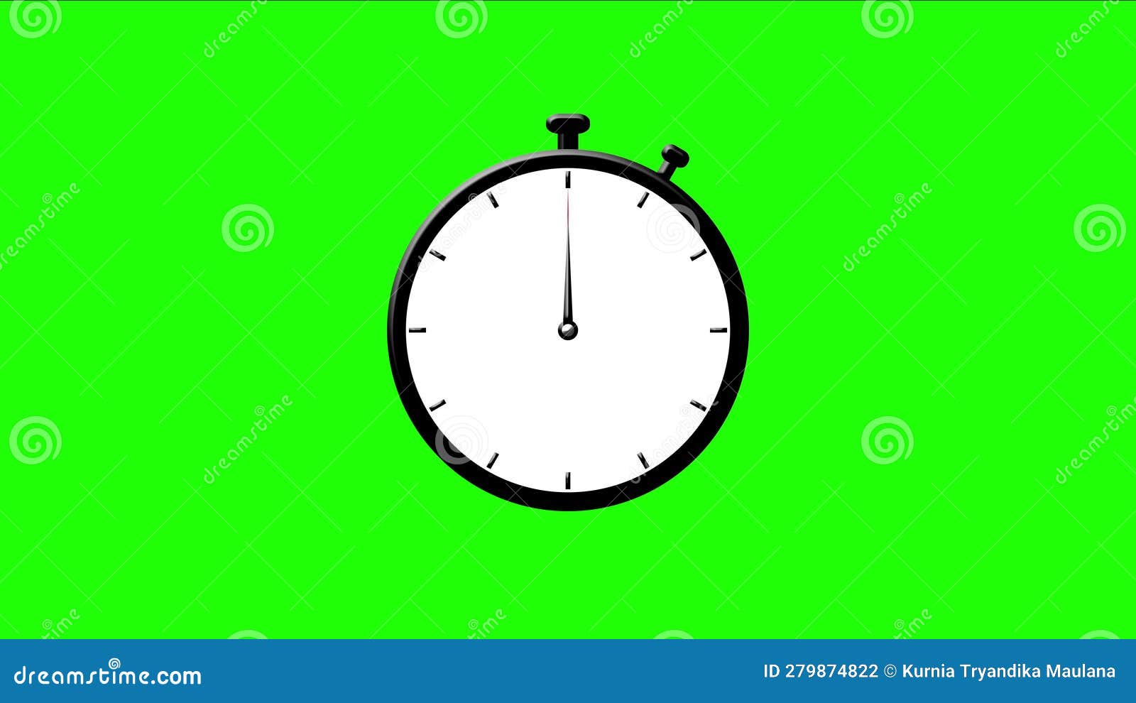 Stopwatch Minutes Animation Green Screen 4k Stock Footage - Video of ...