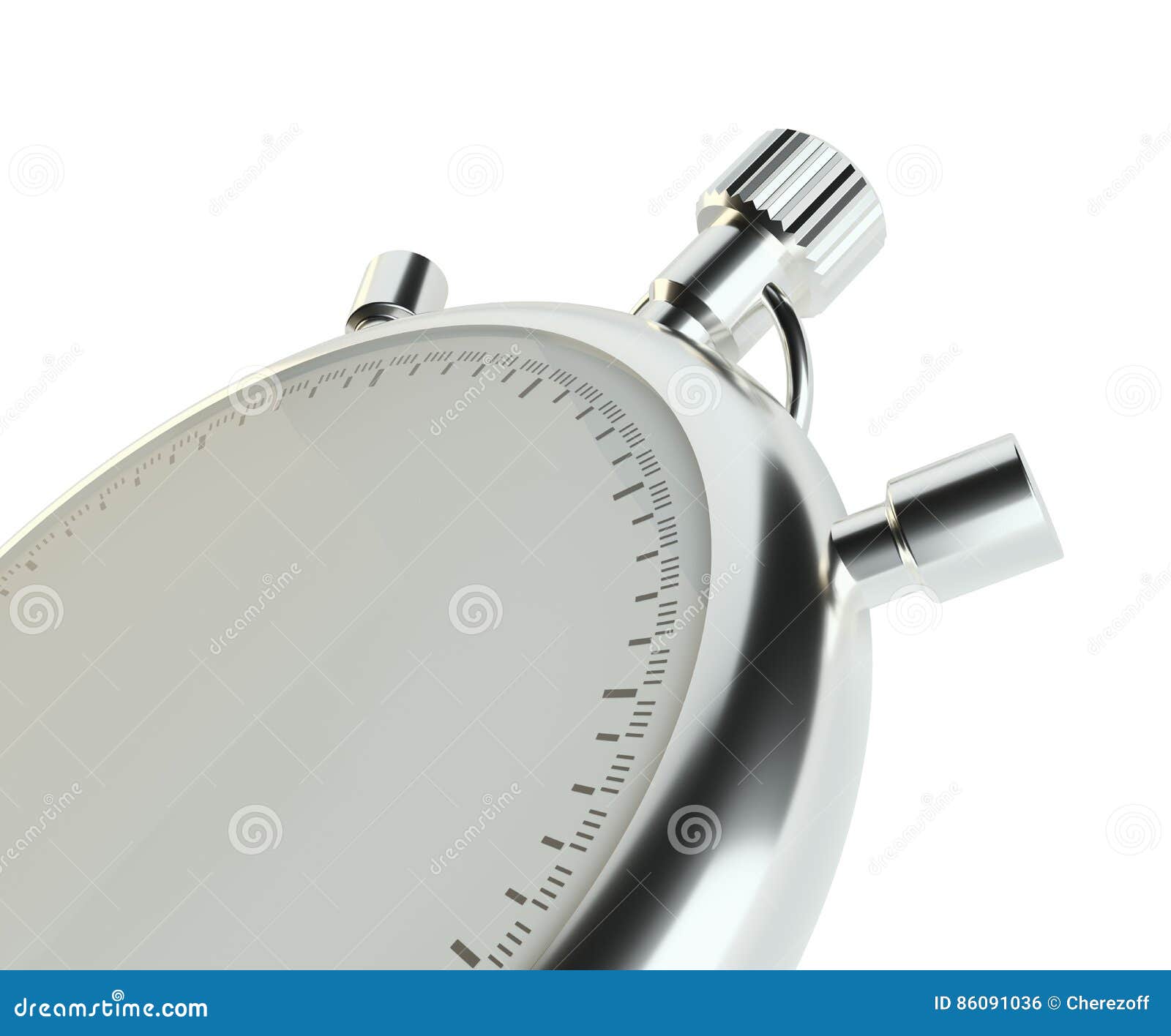 Stopwatch without numbers stock illustration. Illustration of second ...