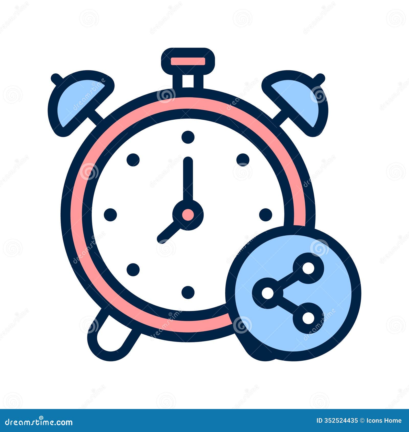 Stopwatch with People Symbolizing Collaborative Time Allocation Stock ...