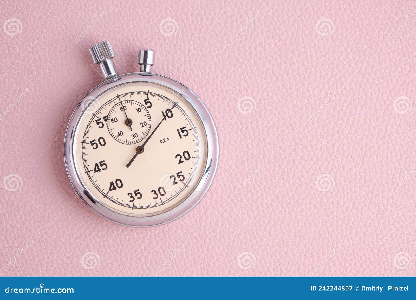 Stopwatch on a Pink Background Stock Image - Image of timer, pink ...