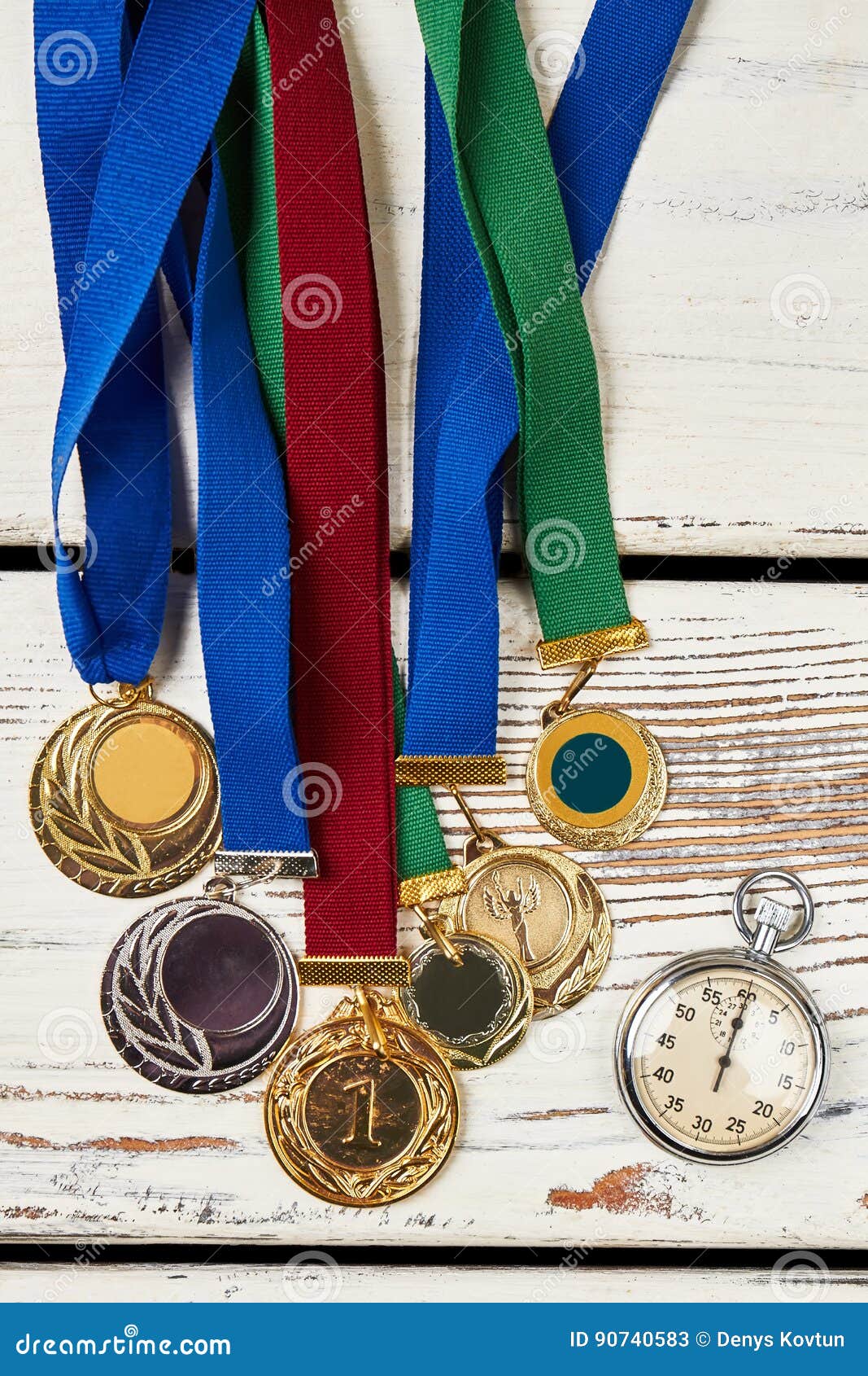 Stopwatch and Sport Awards. Stock Image - Image of distinction, goal ...