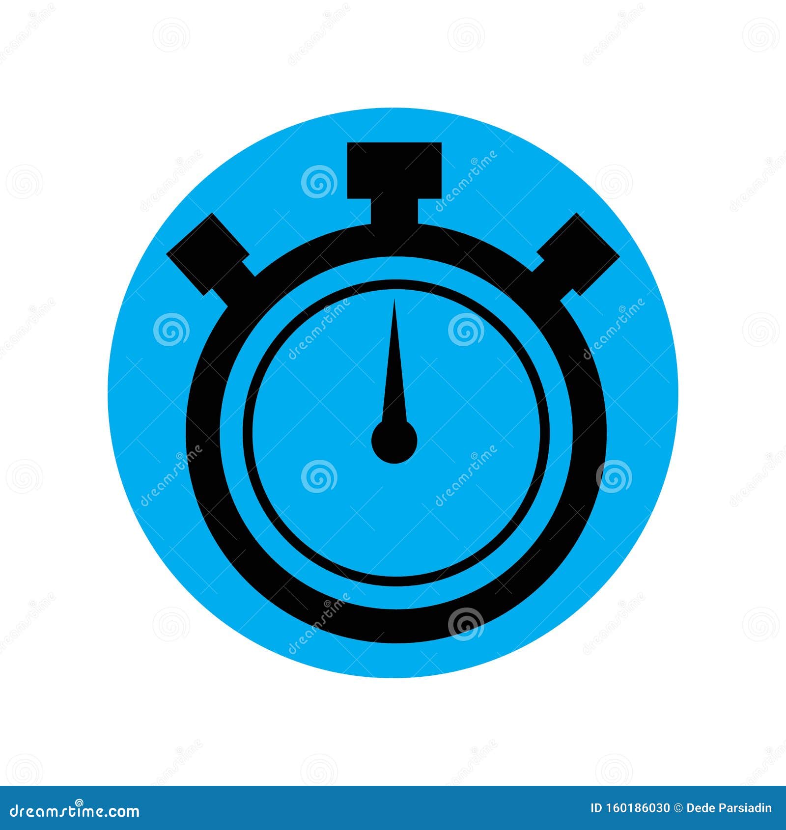 Stopwatch / Stop Watch Timer Logo Icon Vector Illustration Design ...