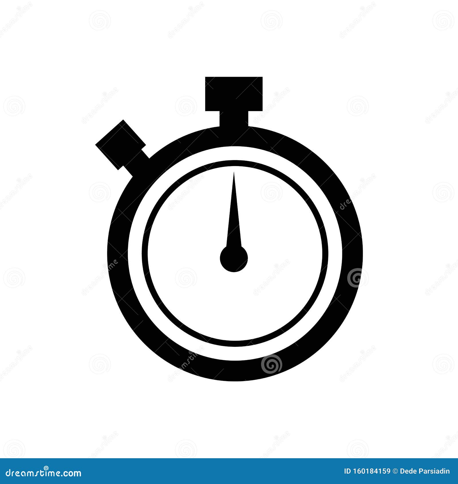 Stopwatch / Stop Watch Timer Logo Icon Vector Illustration Design ...