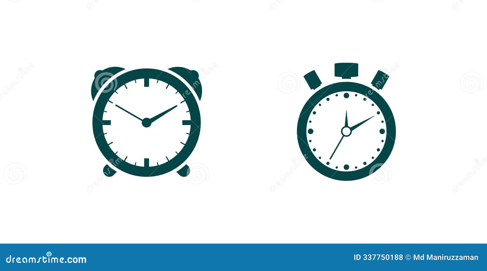 Stopwatch Symbol. Countdown Timer Clock Vector Illustration Stock ...