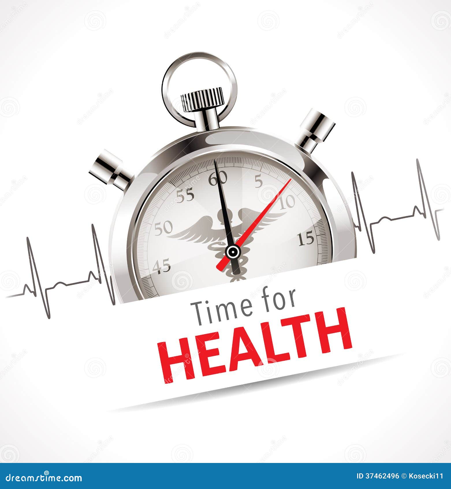 3D Stopwatch With Stethoscope Royalty-Free Stock Photo | CartoonDealer ...