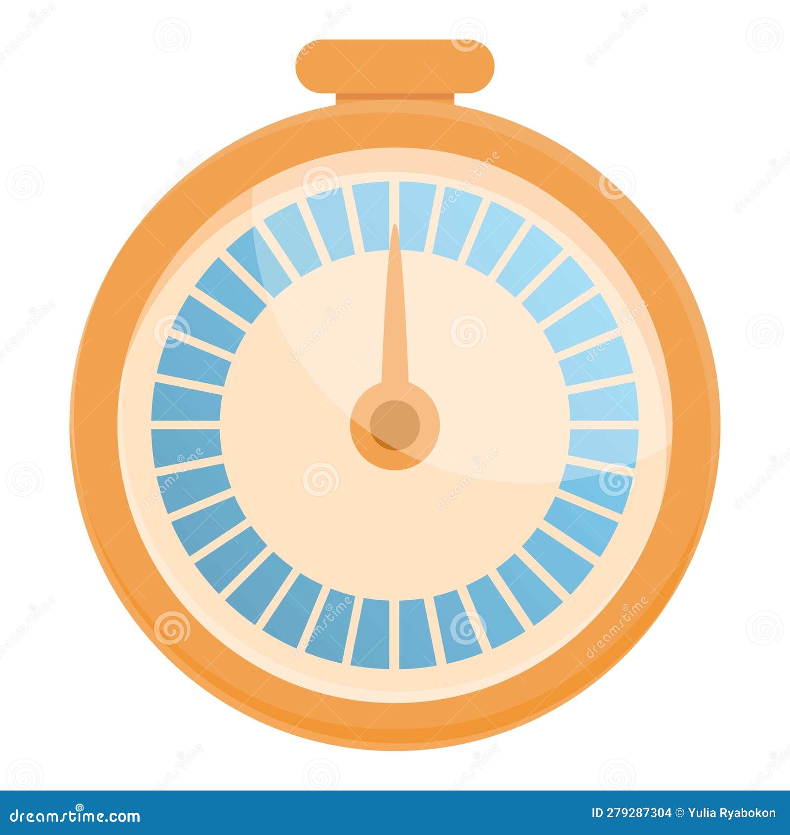 Stopwatch Timer Icon Cartoon Vector. Clock Stop Time Stock Vector ...