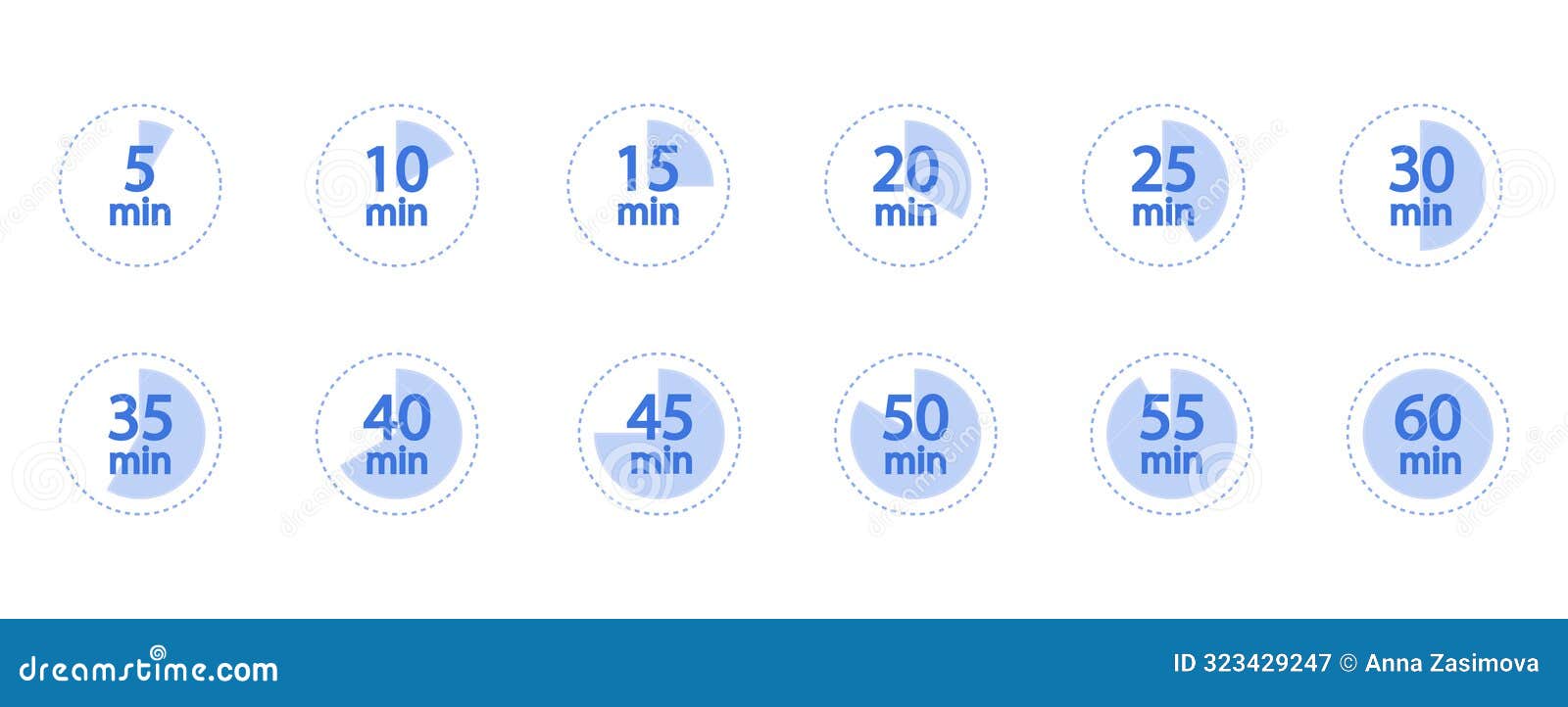 Stopwatch and Timer Icons Set. Label Measure Time, Cooking Time and ...