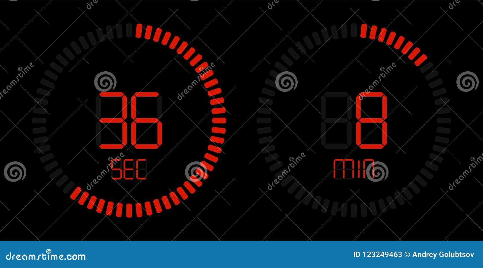 Stopwatch Digital Red Countdown Timer Stock Vector - Illustration of ... Stopwatch Digital Red Countdown Timer Stock Vector - Illustration of ...