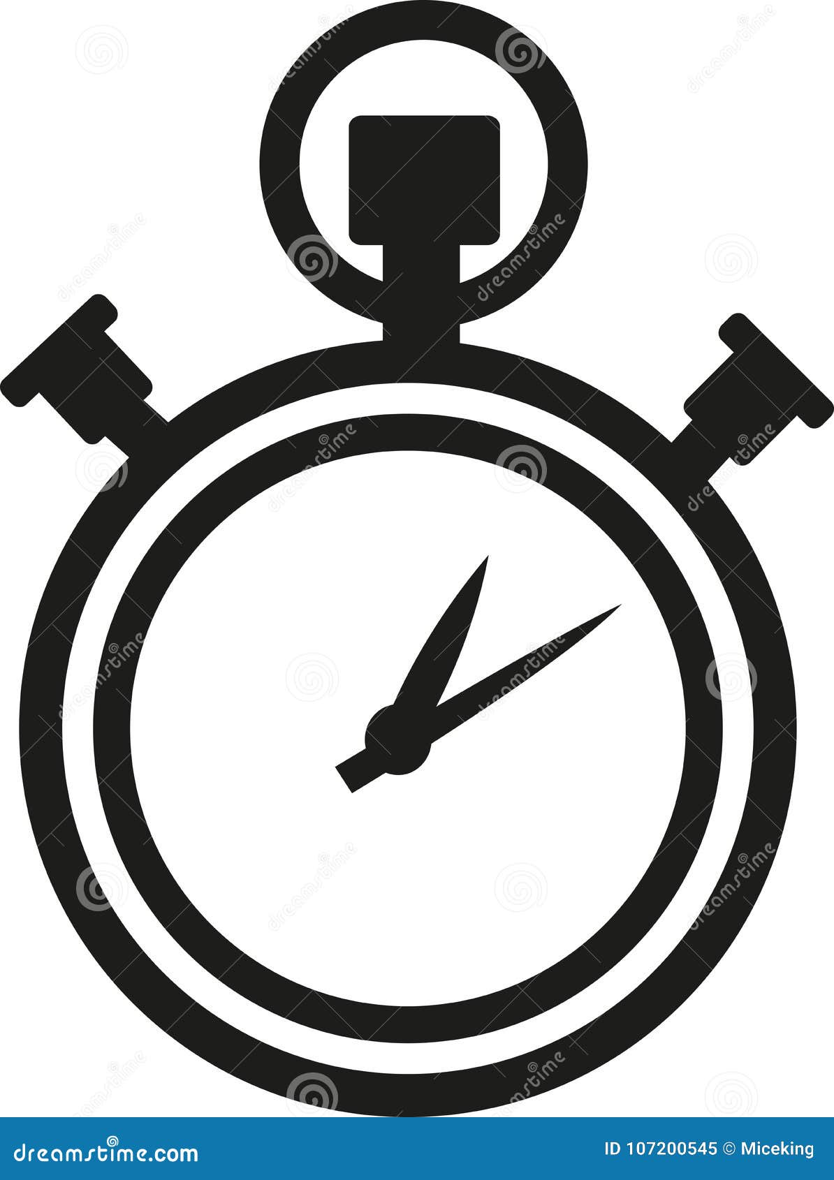 Stopwatch timer speed stock vector. Illustration of second - 107200545