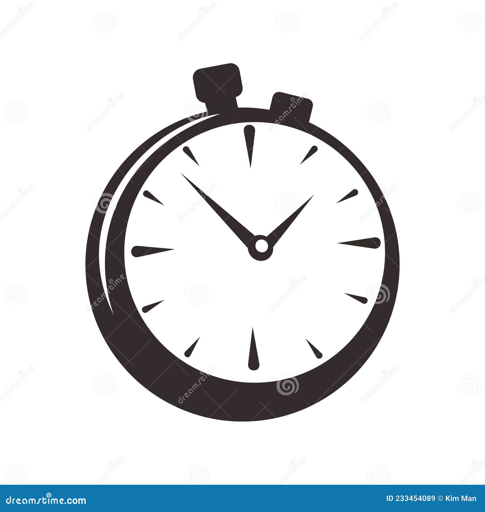 Chrono. Timer, Clock, Stopwatch Isolated Set Icons. Label Cooking Time ...