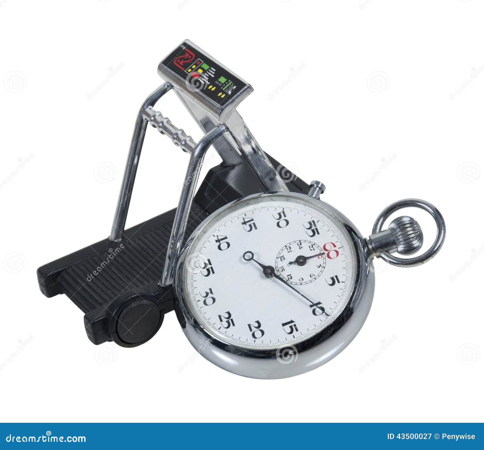 Stopwatch and Treadmill stock image. Image of treading - 43500027