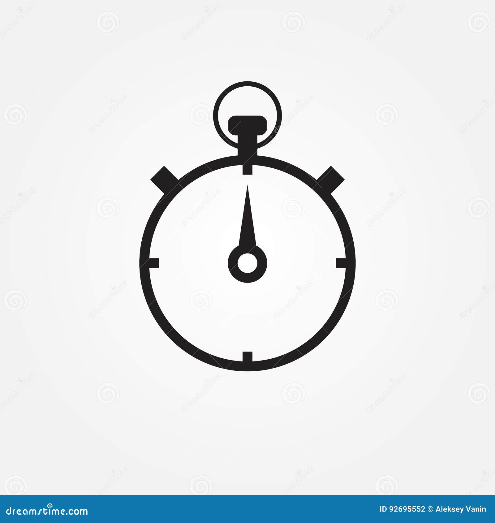 Stopwatch Vector Icon Illustration Graphic Design. Stock Vector ...