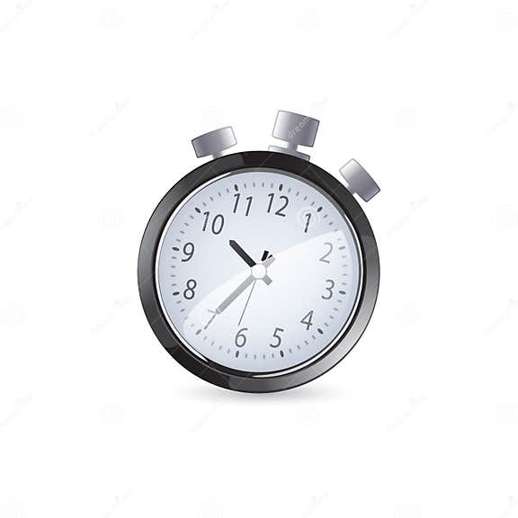 Stopwatch. Vector Illustration Decorative Background Design Stock ...
