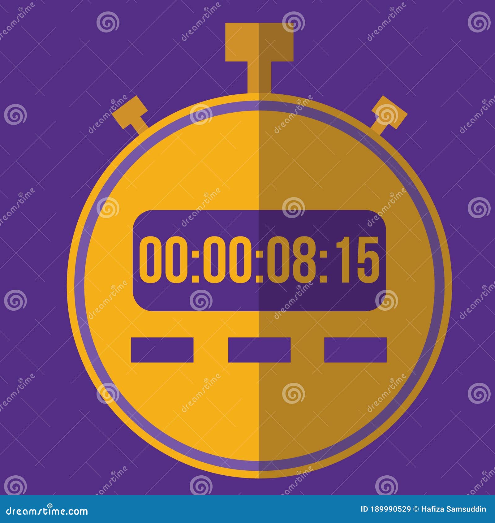 Stopwatch. Vector Illustration Decorative Design Stock Vector ...