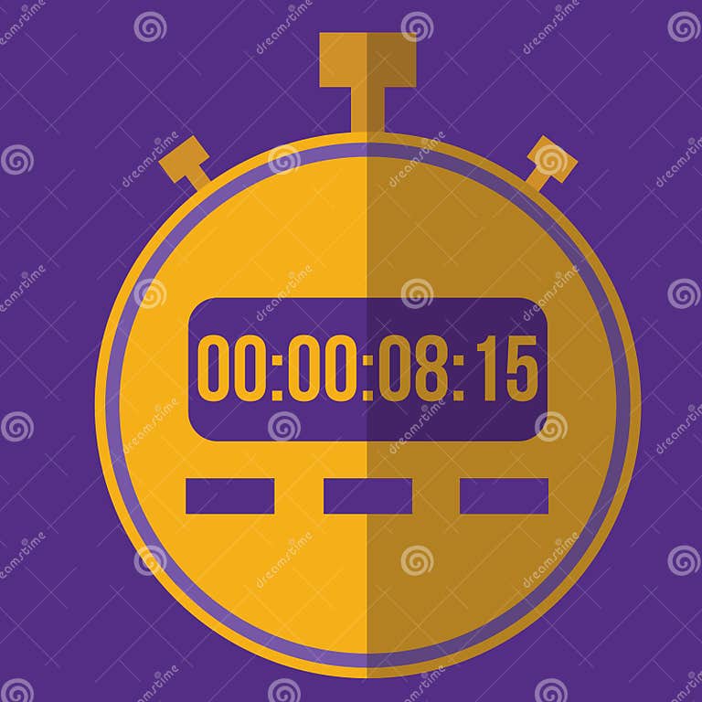 Stopwatch. Vector Illustration Decorative Design Stock Vector ...