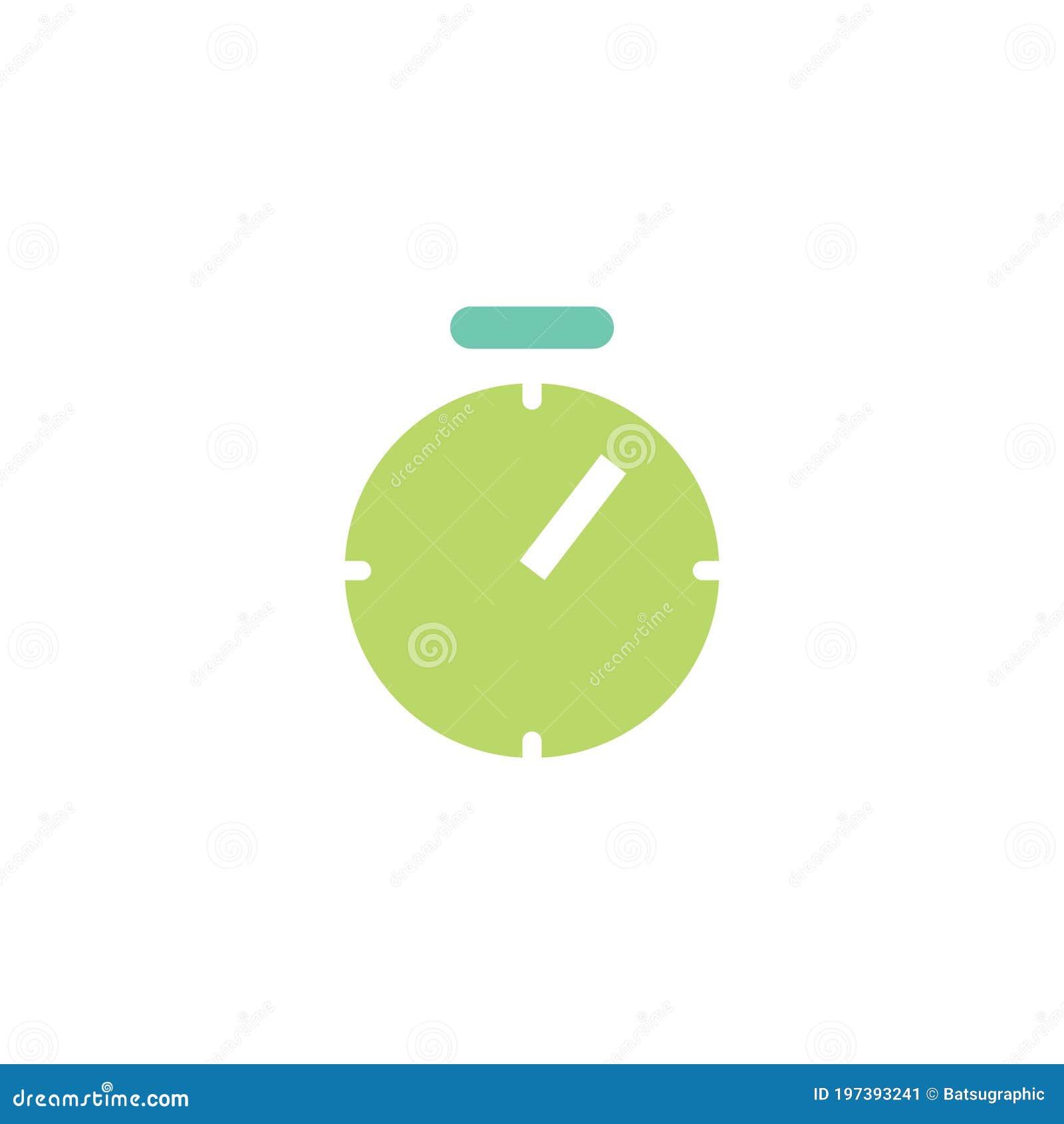 Stopwatch Vector Logo Design Template Stock Vector - Illustration of ...