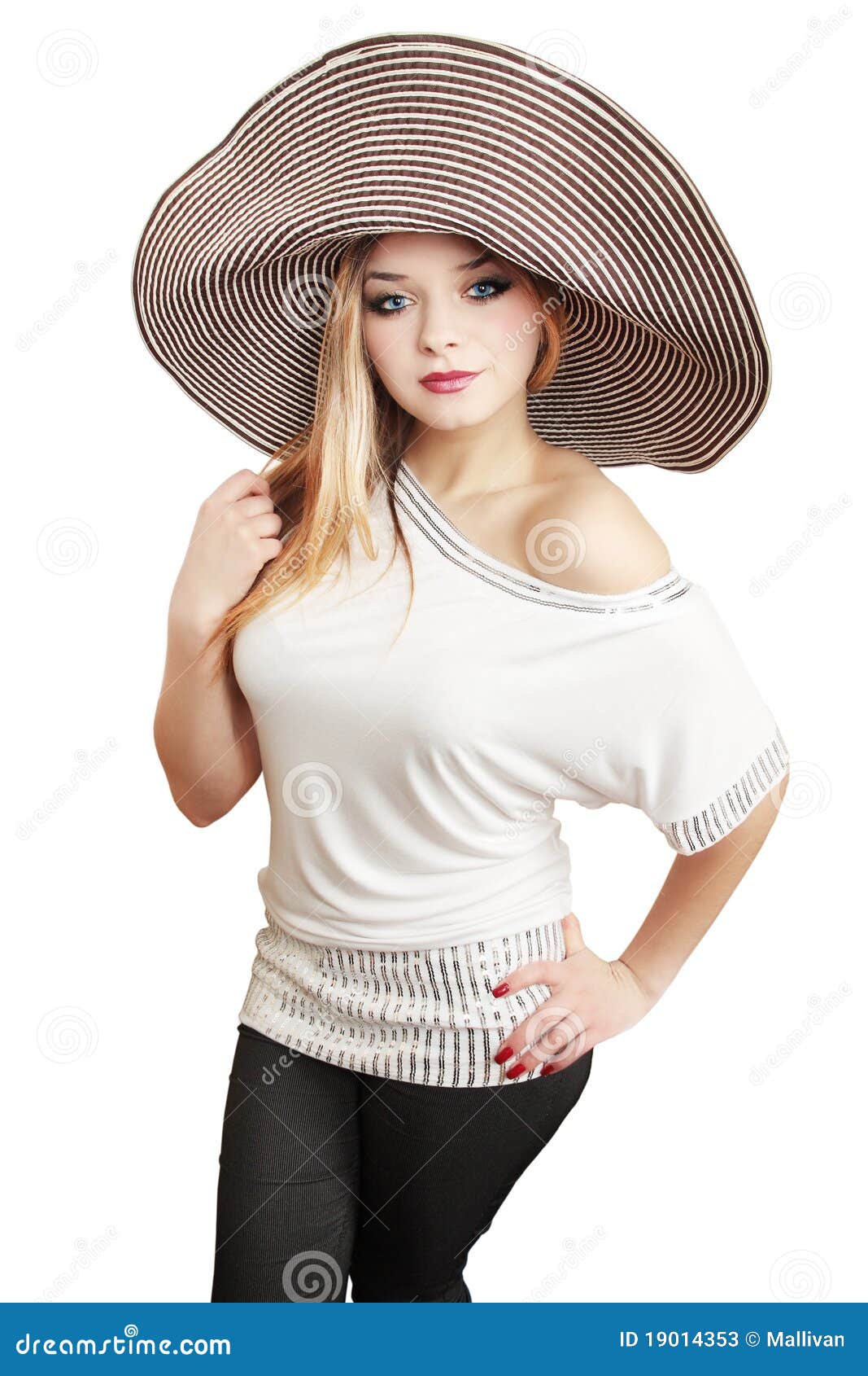 Stor hatt fotografering för bildbyråer. Bild av varmt - 19014353