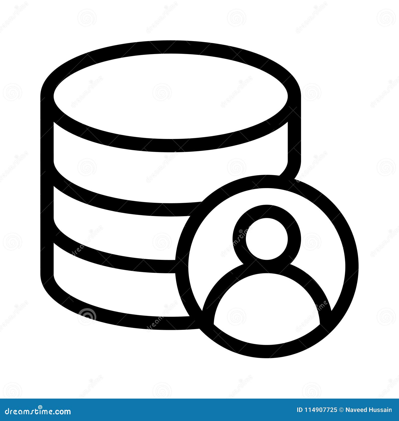 Storage Account Vector Glyphs Icon Stock Vector - Illustration of ...