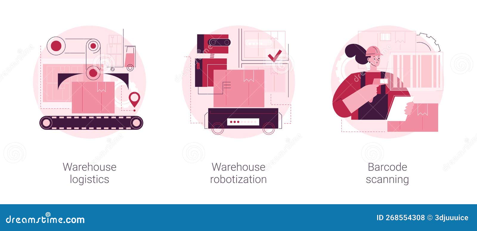Storage Automation Abstract Concept Vector Illustrations. Stock Vector ...
