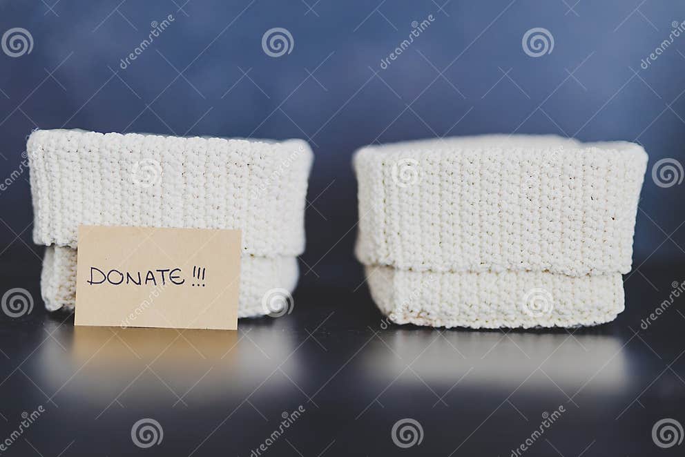 Storage Baskets To Divide Items To Keep from those To Declutter or ...