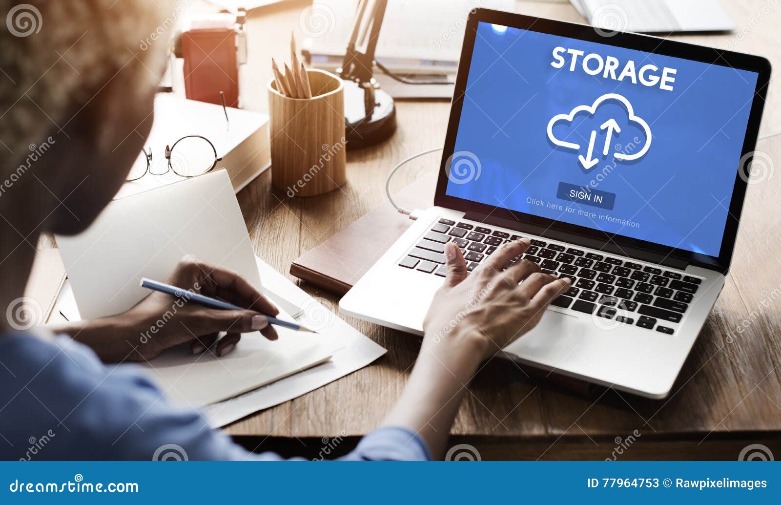 Storage Big Data Backup Computing Information Concept Stock Image ...
