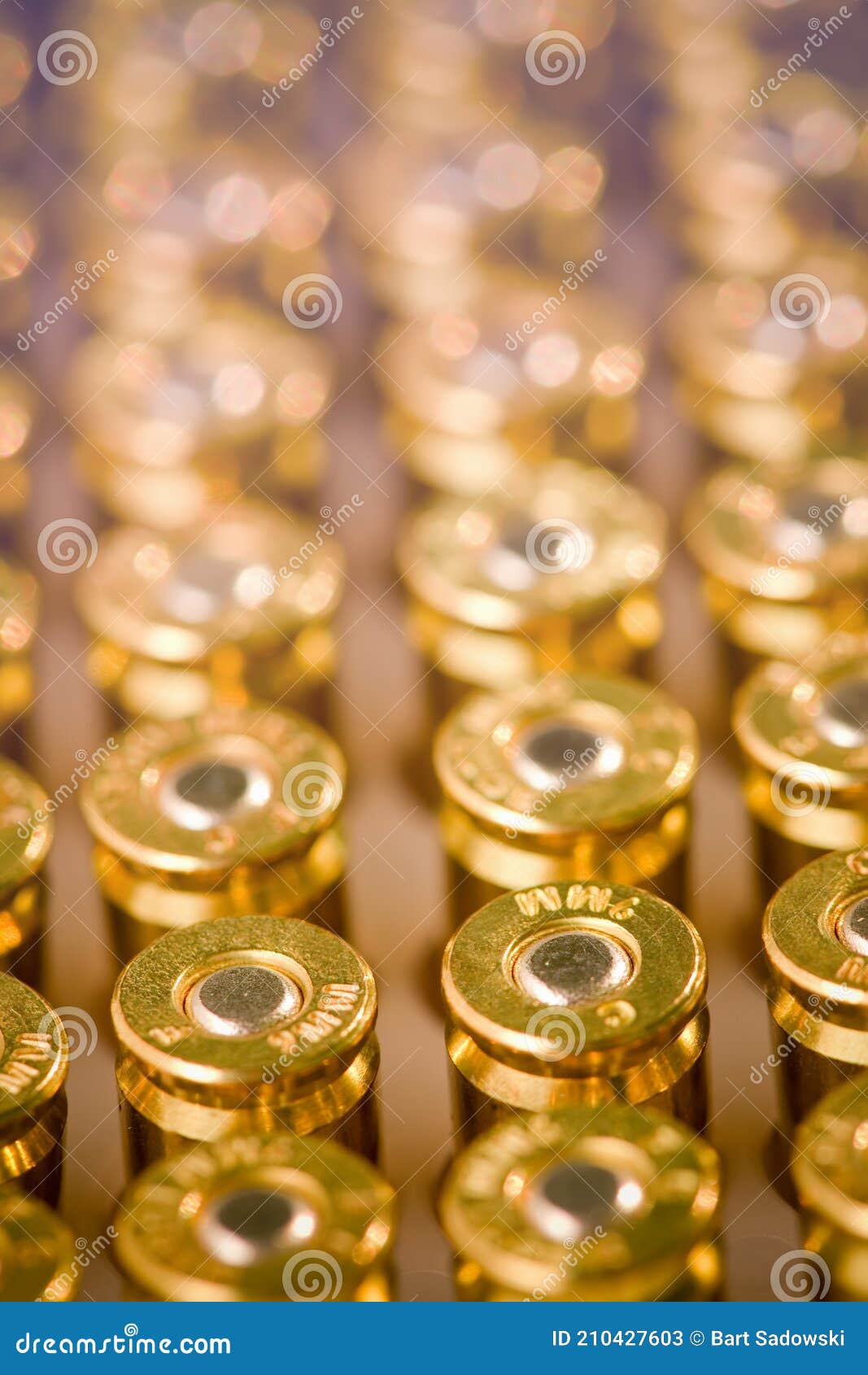 Storage Box of 9mm Ammunition Stock Image - Image of copy, handgun ...