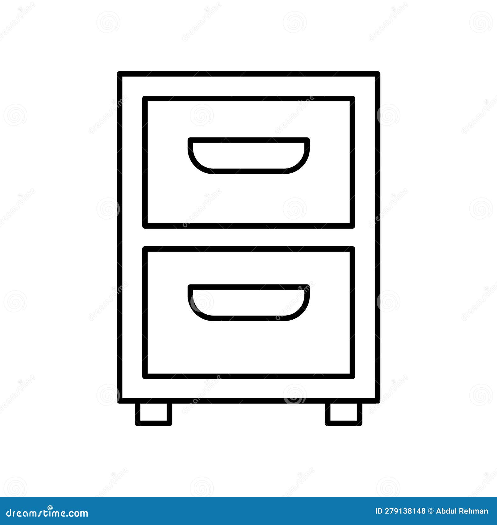Storage Boxes Outline Vector Icon that Can Easily Edit or Modify Stock ...
